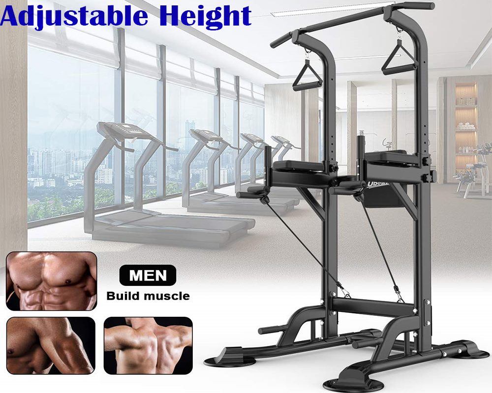 Power Tower Pull Up Bar for Home Gym, Multi Functional Pull Up Bar Sta ...